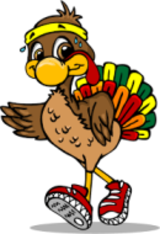 Running Turkey Clipart Png