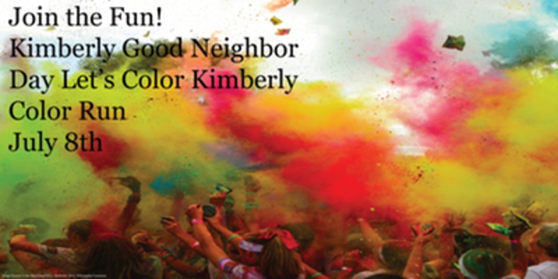 Kimberly Good Neighbor Day Color Run - Kimberly, ID - Running